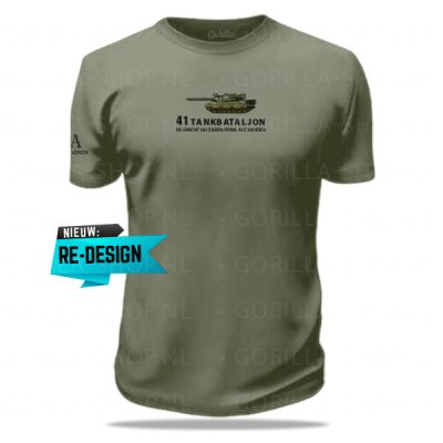41 TankBataljon Premium T-shirt - Gorilla-shop.nl | Defensie t-shirts