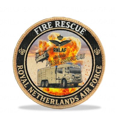 Fire Rescue- Patch - Gorilla-shop.nl | Defensie t-shirts
