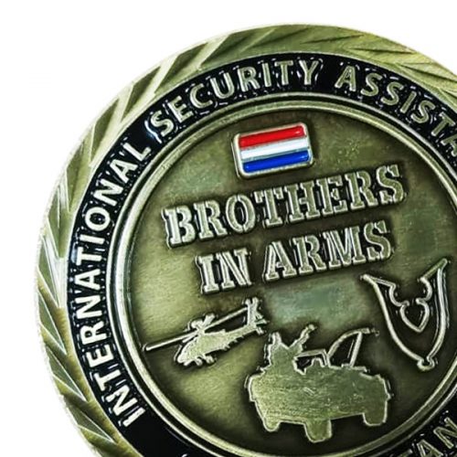 Veteranen Coin ISAF - Gorilla-shop.nl | Defensie t-shirts