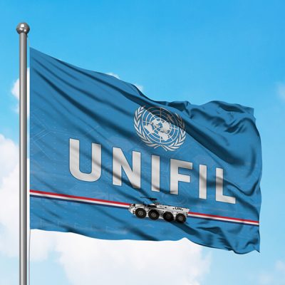 UNIFIL vlag - Gorilla-shop.nl | Defensie t-shirts