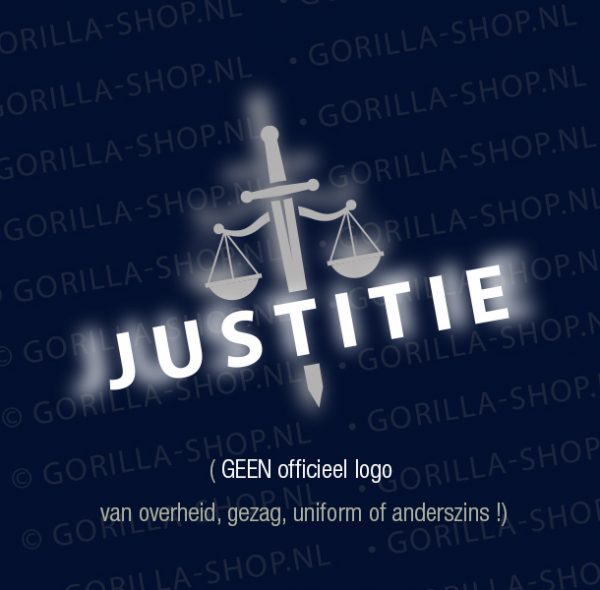Justitie Premium T-shirt - Gorilla-shop.nl | Defensie t-shirts